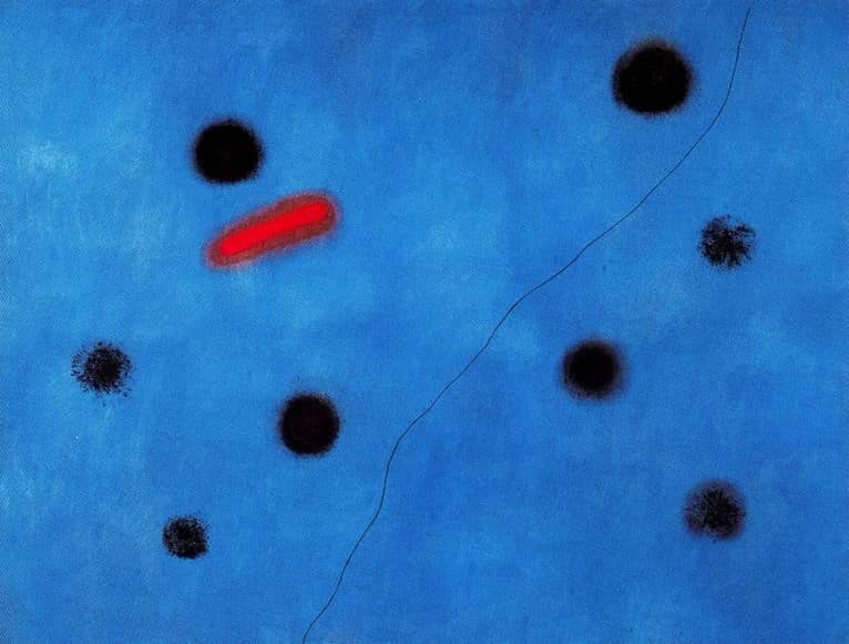 Triptych Bleu I II III 1961 By Joan Miro Triptych Bleu I II III 1961 By Joan Miro